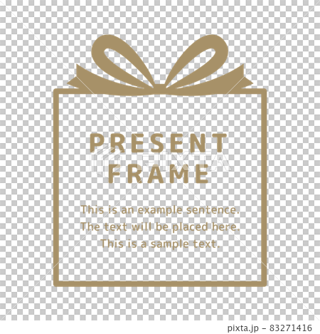 Gifts, gifts, frame illustrations of gift boxes... - Stock Illustration ...