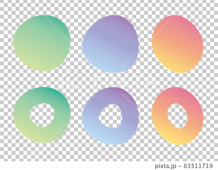 Irregularly shaped circle, circle, round, loose... - Stock Illustration ...