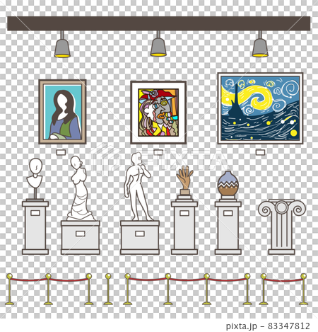 Museum color - Stock Illustration [83347812] - PIXTA