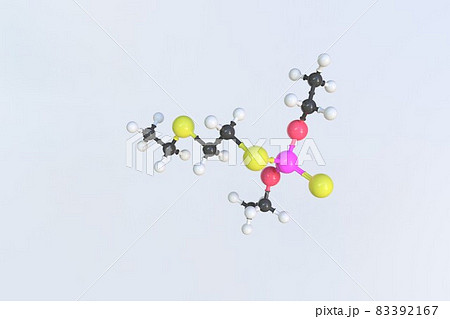 Disulfoton molecule, scientific molecular...のイラスト素材 [83392167] - PIXTA