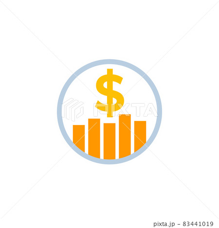 EPS, Earnings per share, round iconのイラスト素材 [83441019] - PIXTA