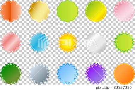 Colorful circular decorative material drawn... - Stock Illustration ...