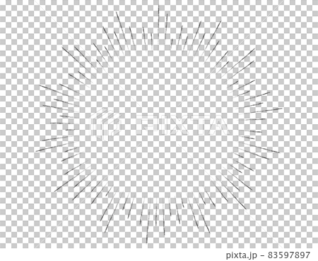 Concentrated line frame frame faint hand-painted - Stock Illustration ...