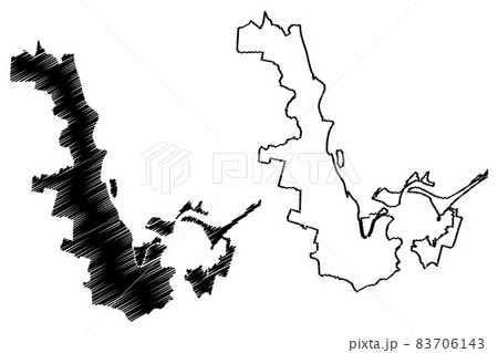 Syktyvkar City (Russian Federation, Russia,...のイラスト素材 [83706143] - PIXTA