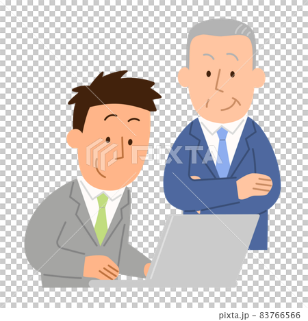 Boss and subordinates 1 - Stock Illustration [83766566] - PIXTA