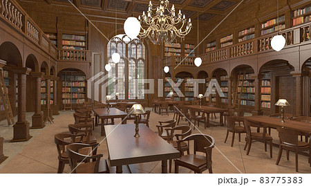 Victorian Library Room