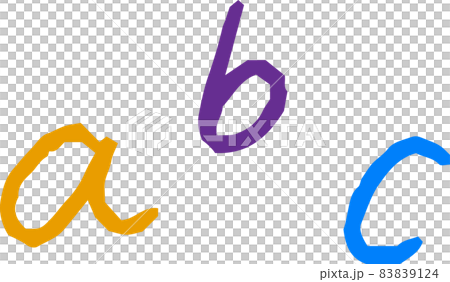 ABC scribble alphabet drawn by children - Stock Illustration [83839124 ...