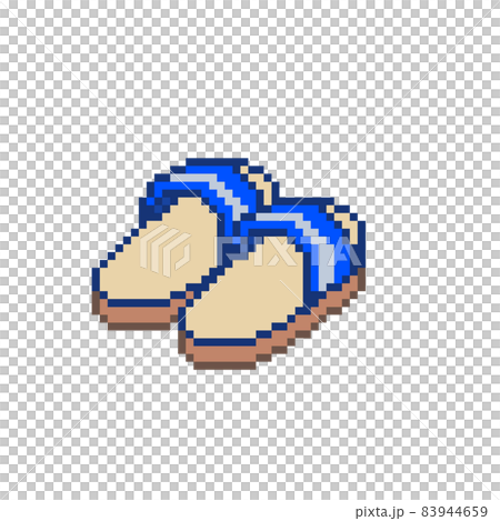 Pixel art in sandals - Stock Illustration [83944659] - PIXTA