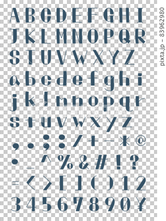 Handwritten characters: alphanumeric characters - Stock Illustration ...