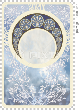 Mucha style frame - Stock Illustration [84001036] - PIXTA