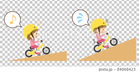 Material: Bicycles and slopes for children - Stock Illustration ...
