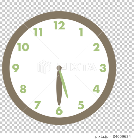 Clock 5:30 - Stock Illustration [84009624] - PIXTA