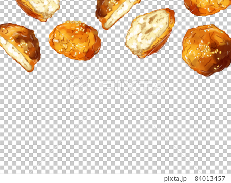 Hand-painted watercolor meatball illustration... - Stock Illustration ...