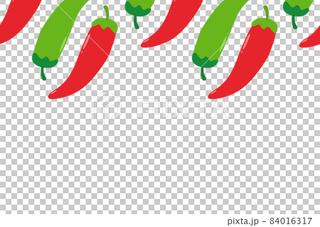 Chili frame horizontal position mix - Stock Illustration [84016317] - PIXTA
