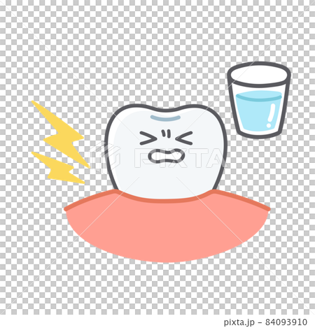 Simple and cute illustrations of teeth... - Stock Illustration ...