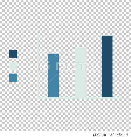 Simple and cute bar graph illustration - Stock Illustration [84149694 ...