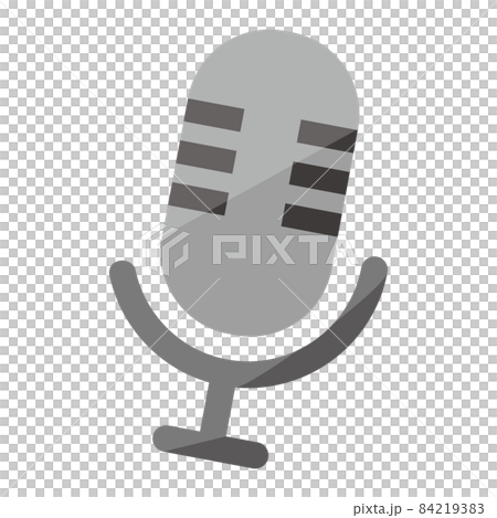 Cute microphone icon. Podcast. - Stock Illustration [84219383] - PIXTA