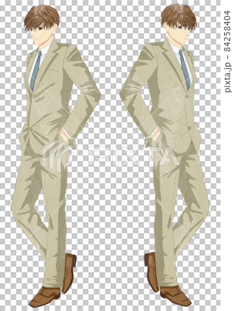 Person suit male - Stock Illustration [84258404] - PIXTA