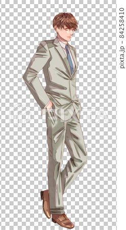 Person suit male - Stock Illustration [84258410] - PIXTA