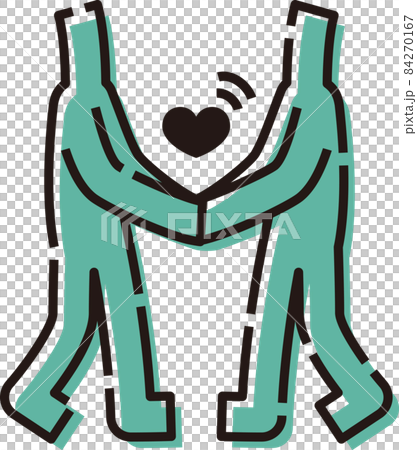 Humans in love - Stock Illustration [84270167] - PIXTA