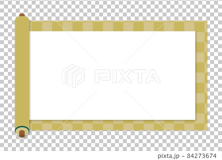 Scroll_Beige checkered pattern_Postcard ratio - Stock Illustration ...