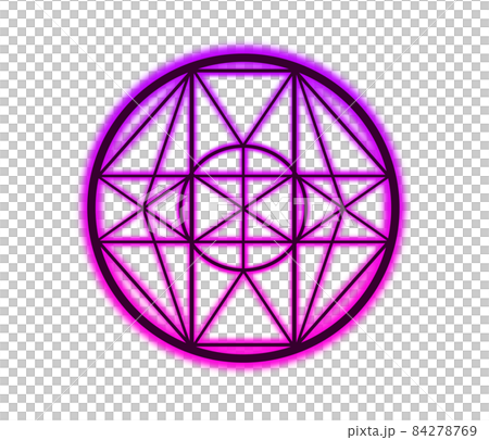 Purple dark magic circle - Stock Illustration [84278769] - PIXTA