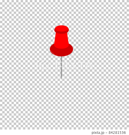 Simple and flat thumbtack illustration - Stock Illustration [84281536 ...