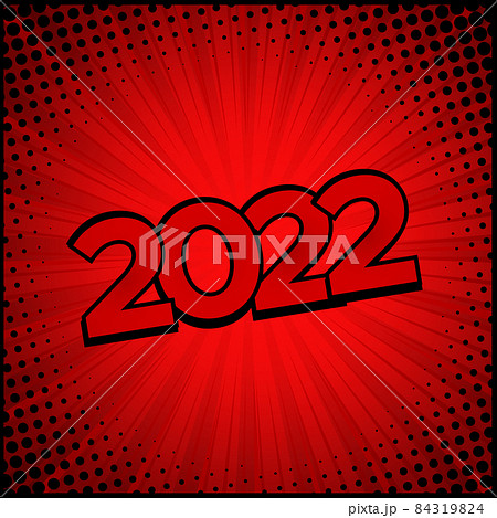 Colorful Web Template Comic Zoom New Year 2021...のイラスト素材 [84319824] - PIXTA