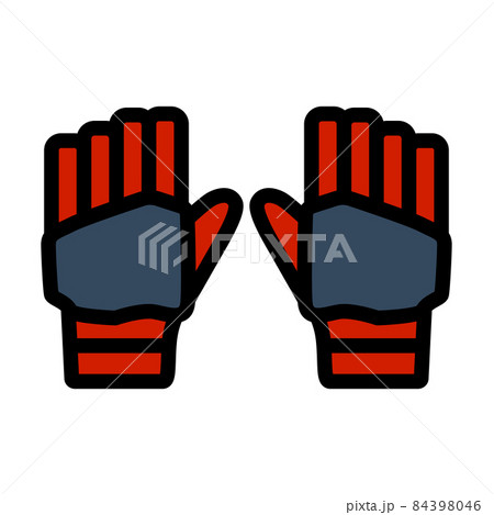 Pair Of Cricket Gloves Iconのイラスト素材 [84398046] - PIXTA