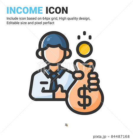Income Icon Vector