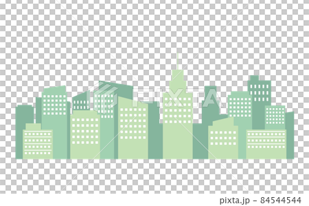 Simple cityscape, skyscrapers, buildings,... - Stock Illustration ...