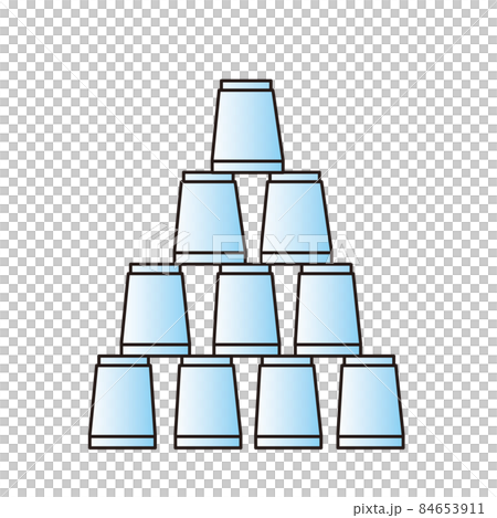 Plastic cup for sport stacking - Stock Illustration [84653911] - PIXTA