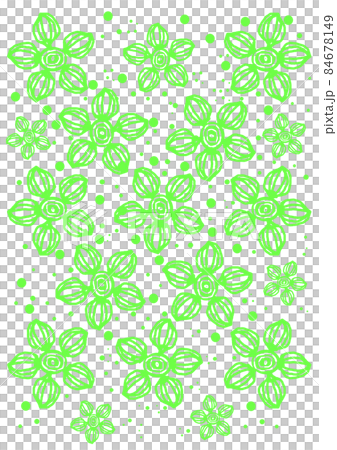 請用於信封和圖案。花卉插圖背景-插圖素材 [84678149] - PIXTA圖庫