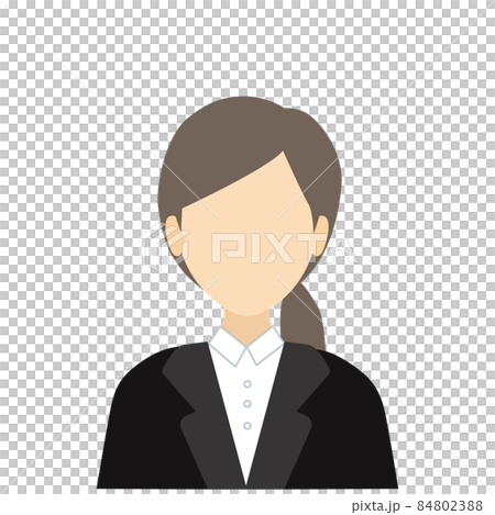 Female wearing a suit (without face) - Stock Illustration [84802388 ...