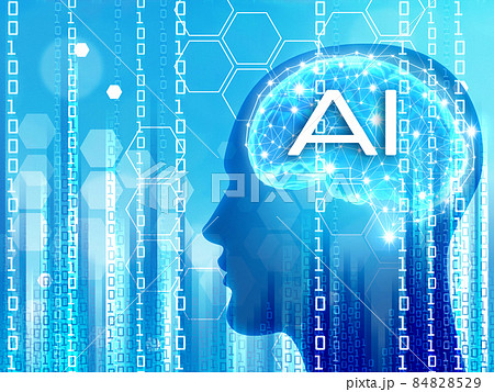 人工知能 背景素材のイラスト素材 [84828529] - PIXTA