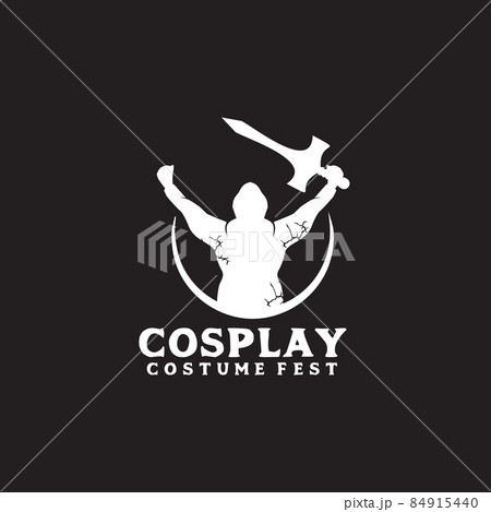 Cosplay costume store logo designのイラスト素材 [84915440] - PIXTA