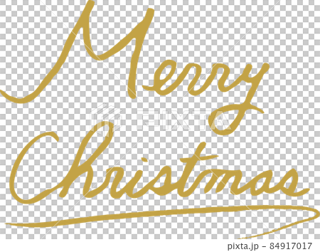 Merry Christmas handwritten characters cursive... - Stock Illustration ...