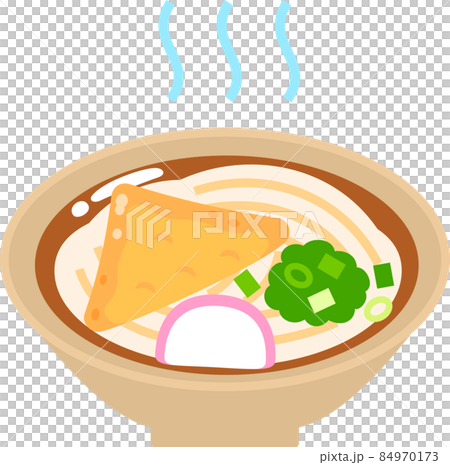 Deformed illustration of kitsune udon - Stock Illustration [84970173 ...