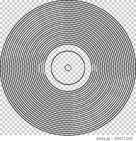 Record line drawing - Stock Illustration [85071102] - PIXTA