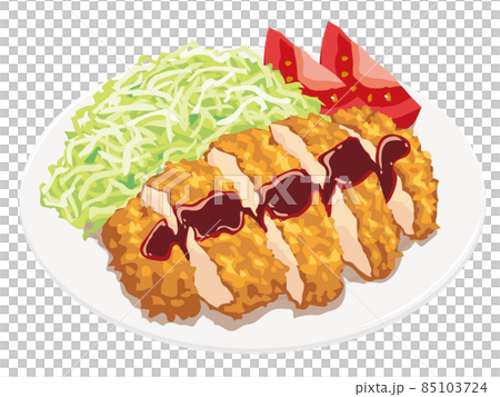 Chicken cutlet - Stock Illustration [85103724] - PIXTA