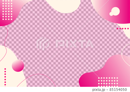幾何圖案白色/粉色框架材料-插圖素材 [85154050] - PIXTA圖庫