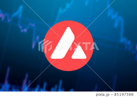 Avalanche AVAX Cryptocurrency. AVAX coin growth...のイラスト素材 [85197566] - PIXTA