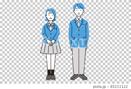 Person High school student male and female... - Stock Illustration ...