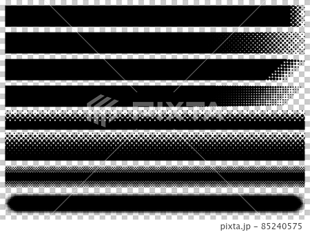 Dot gradient landscape frameset - Stock Illustration [85240575] - PIXTA