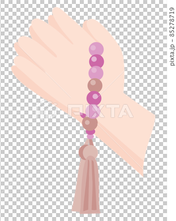Hands for Buddhist gassho - Stock Illustration [85278719] - PIXTA