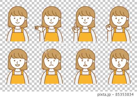 Female Apron People Illustration Vector AI... - Stock Illustration ...