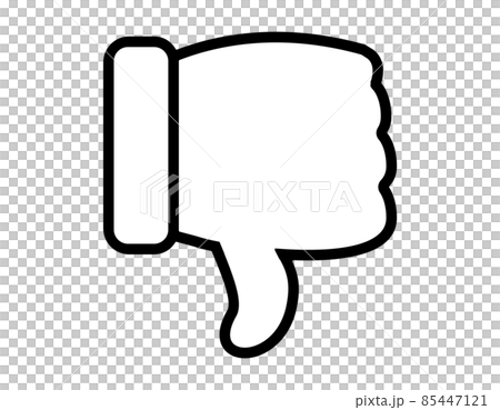 Simple hand icon hand sign good sign - Stock Illustration [85447121 ...