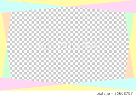 Pastel frame material - Stock Illustration [85608797] - PIXTA
