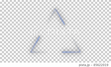 CG triangle light spots and light trails on a... - Stock Illustration ...