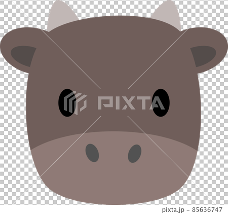 Cow black hair without main line - Stock Illustration [85636747] - PIXTA